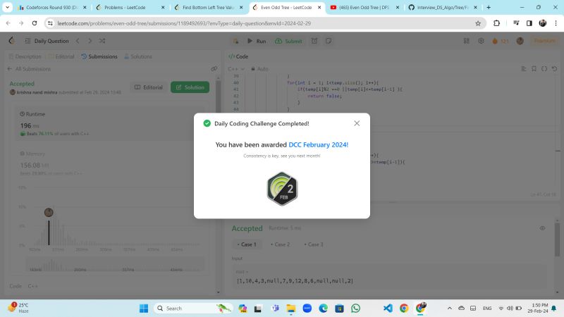 KRISHNA NAND MISHRA on LinkedIn: #leetcode #consistency #persistence # ... KRISHNA NAND MISHRA on LinkedIn: #leetcode #consistency #persistence # ...