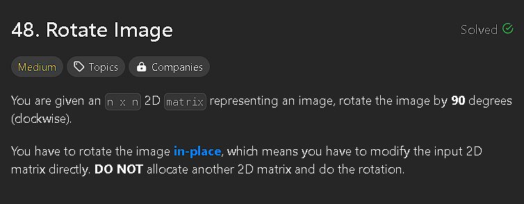 Aaril Ansari on LinkedIn: #day23 #dsa #leetcode #matrixrotation #c ... Aaril Ansari on LinkedIn: #day23 #dsa #leetcode #matrixrotation #c ...