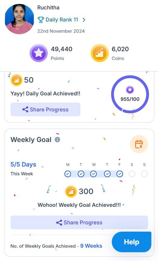 Bodla Ruchitha on LinkedIn: #learningchallenge #progress #motivation # ... Bodla Ruchitha on LinkedIn: #learningchallenge #progress #motivation # ...