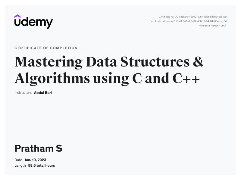 PRATHAM S on LinkedIn: #datastructures #algorithms #cprogramming # ... PRATHAM S on LinkedIn: #datastructures #algorithms #cprogramming # ...
