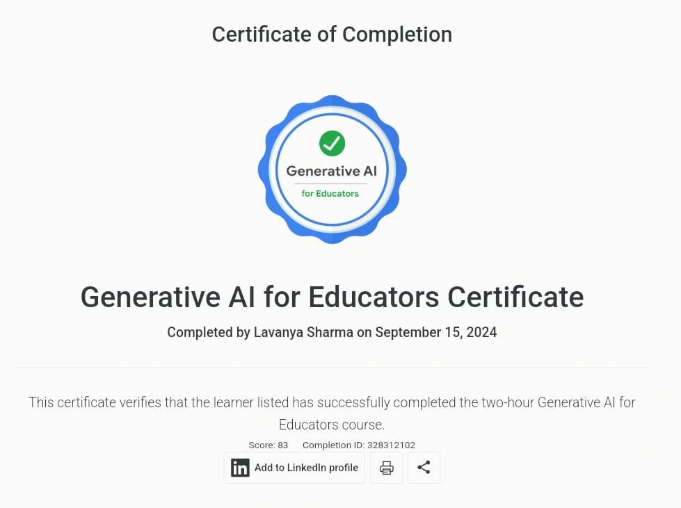 Lavanya Sharma on LinkedIn: #ai #generativeai #education #edtech # ... Lavanya Sharma on LinkedIn: #ai #generativeai #education #edtech # ...