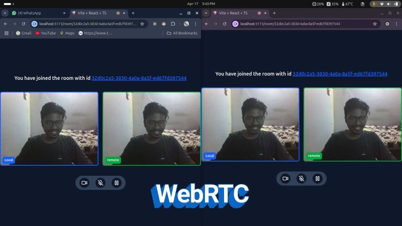 #webrtc #buildinpublic | Roopsagar K #webrtc #buildinpublic | Roopsagar K