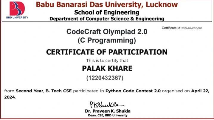 Palak Khare on LinkedIn: Adding some more achievements... ️ Received a ... Palak Khare on LinkedIn: Adding some more achievements... ️ Received a ...
