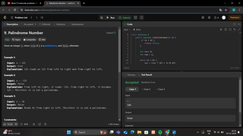 Anandikamathi R on LinkedIn: #30dayscodechallenge #leetcode #java #day6 ... Anandikamathi R on LinkedIn: #30dayscodechallenge #leetcode #java #day6 ...