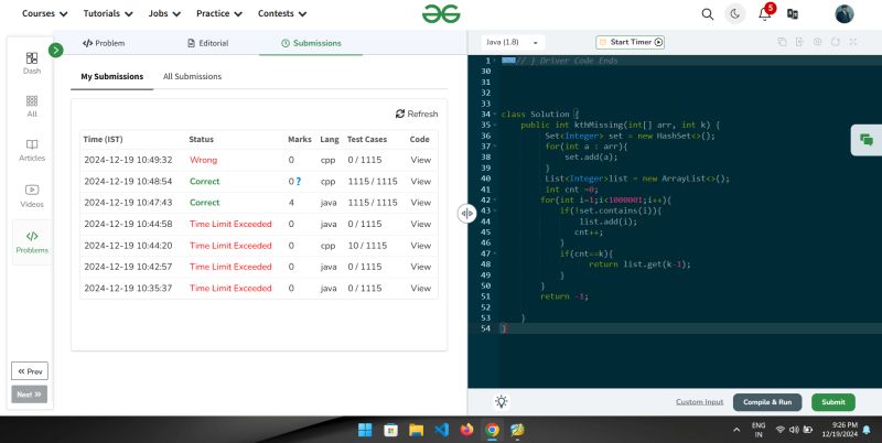 Ashish Tiwari on LinkedIn: #gfg160 #java #geekstreak2024 #geeksforgeeks ... Ashish Tiwari on LinkedIn: #gfg160 #java #geekstreak2024 #geeksforgeeks ...