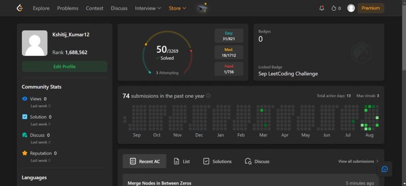 Kshitij Kumar on LinkedIn: #coding #leetcode #problemsolving # ... Kshitij Kumar on LinkedIn: #coding #leetcode #problemsolving # ...