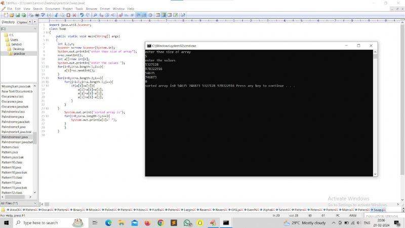 Divya Hc on LinkedIn: DAY-14 01) PATTERN 02) SORTING THE ARRAY Pentagon ... Divya Hc on LinkedIn: DAY-14 01) PATTERN 02) SORTING THE ARRAY Pentagon ...