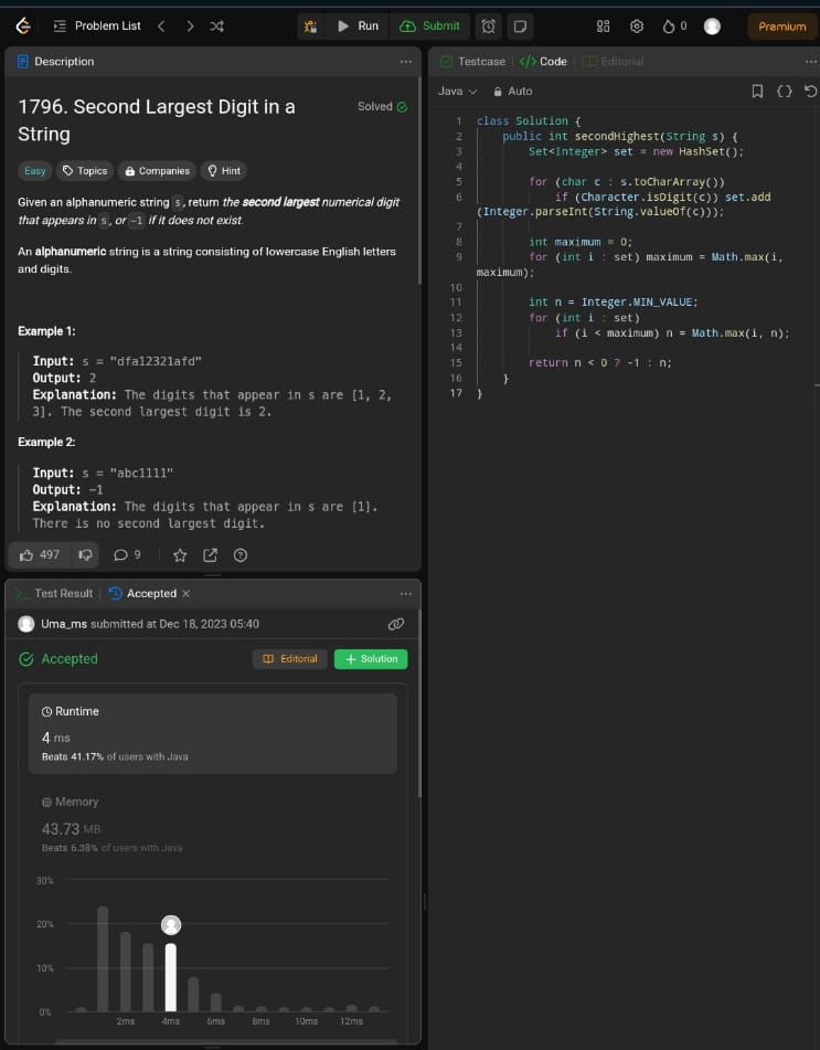 Umamaheswari M S on LinkedIn: #day20 #leetcodechallenge ... Umamaheswari M S on LinkedIn: #day20 #leetcodechallenge ...