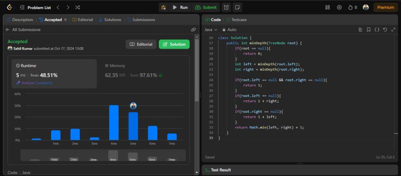 Sahil Kumar on LinkedIn: #minimumdepth #depthfirstsearch #recursion # ... Sahil Kumar on LinkedIn: #minimumdepth #depthfirstsearch #recursion # ...