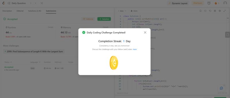 #100daysofcodechallenge #leetcode #coding #java | Akhilandeswari ... #100daysofcodechallenge #leetcode #coding #java | Akhilandeswari ...