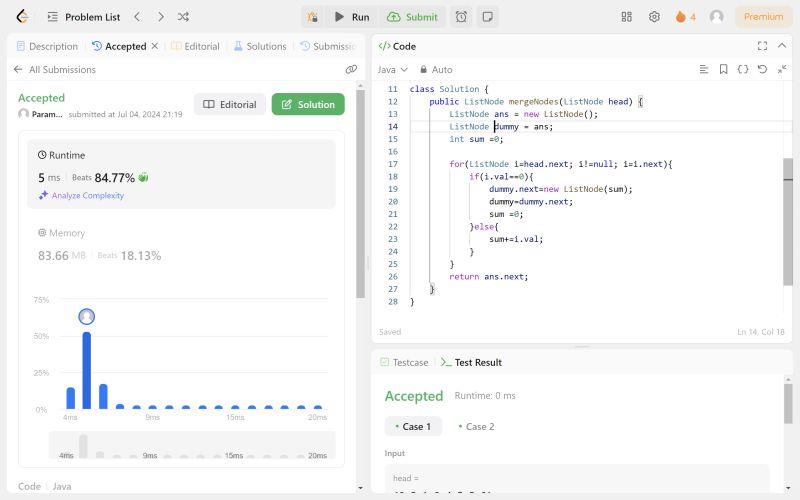 Day 5 of 100 days LeetCode problem solving challenge | Paramaguru V Day 5 of 100 days LeetCode problem solving challenge | Paramaguru V