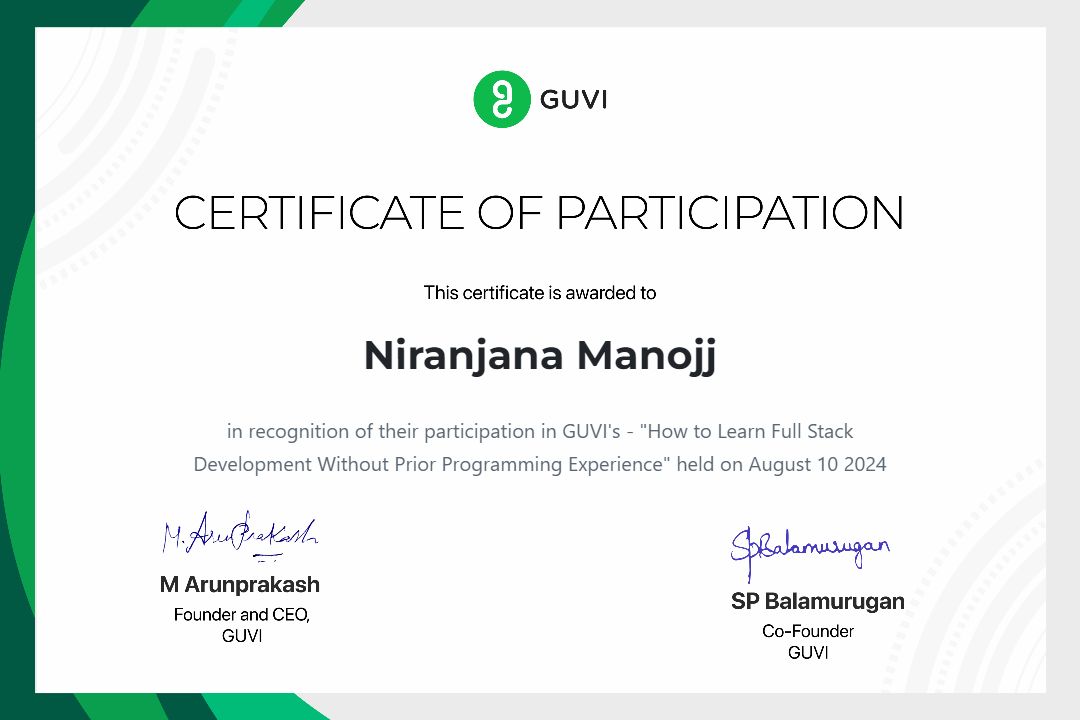 Niranjana Manojj on LinkedIn: #fullstackdevelopment #webinar # ... Niranjana Manojj on LinkedIn: #fullstackdevelopment #webinar # ...