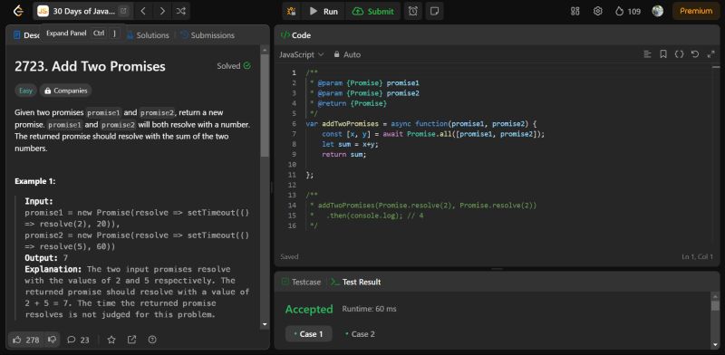 Gautam Dawar on LinkedIn: #day12 #leetcode #javascript #30daysofcode # ... Gautam Dawar on LinkedIn: #day12 #leetcode #javascript #30daysofcode # ...