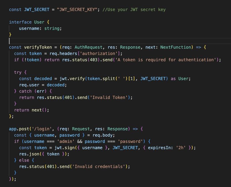 Wesley Smith on LinkedIn: #jwt #typescript #javascript #aws #react # ... Wesley Smith on LinkedIn: #jwt #typescript #javascript #aws #react # ...