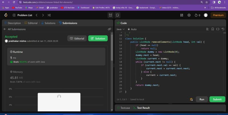 Prabhakar Mishra on LinkedIn: #leetcode #java Prabhakar Mishra on LinkedIn: #leetcode #java