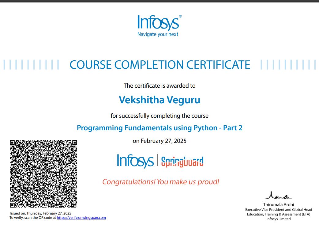 #python #programming #coding #techskills #infosysspringboard ... #python #programming #coding #techskills #infosysspringboard ...