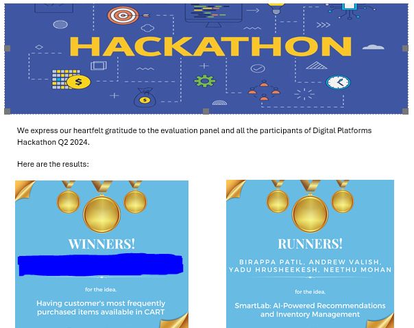Birappa Patil on LinkedIn: #hackathon #innovation #teamwork #grateful # ... Birappa Patil on LinkedIn: #hackathon #innovation #teamwork #grateful # ...