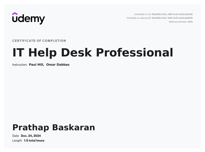 Prathap Baskaran on LinkedIn: #ithelpdesk #techskills #cybersecurity # ... Prathap Baskaran on LinkedIn: #ithelpdesk #techskills #cybersecurity # ...