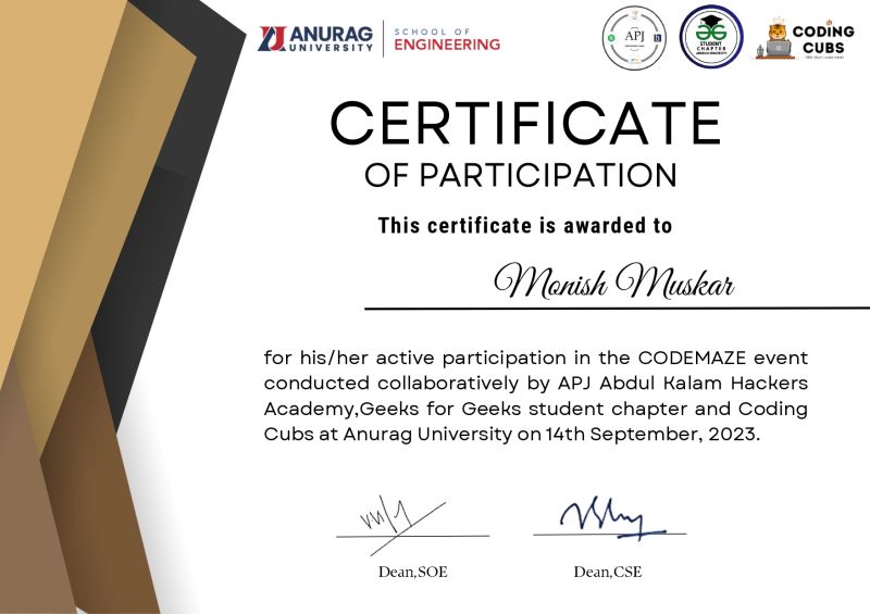 Monish Muskar on LinkedIn: #codingcompetition #continuouslearning # ... Monish Muskar on LinkedIn: #codingcompetition #continuouslearning # ...