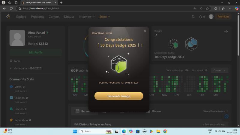 #connections #leetcode #programming #algorithms #dsa | Rima Pahari #connections #leetcode #programming #algorithms #dsa | Rima Pahari