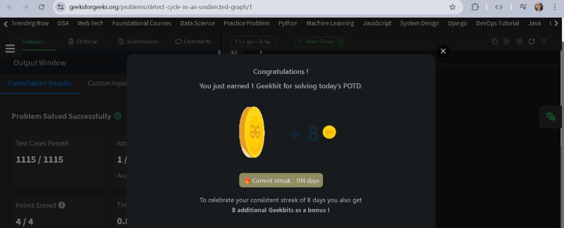 #dsa #coding #geeksforgeeks #problemsolving #consistency #keepcoding ... #dsa #coding #geeksforgeeks #problemsolving #consistency #keepcoding ...