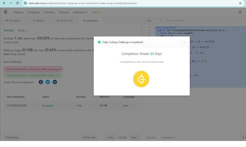 Mandakani Mishra on LinkedIn: #leetcode #dailycoding #problemsolving # ... Mandakani Mishra on LinkedIn: #leetcode #dailycoding #problemsolving # ...