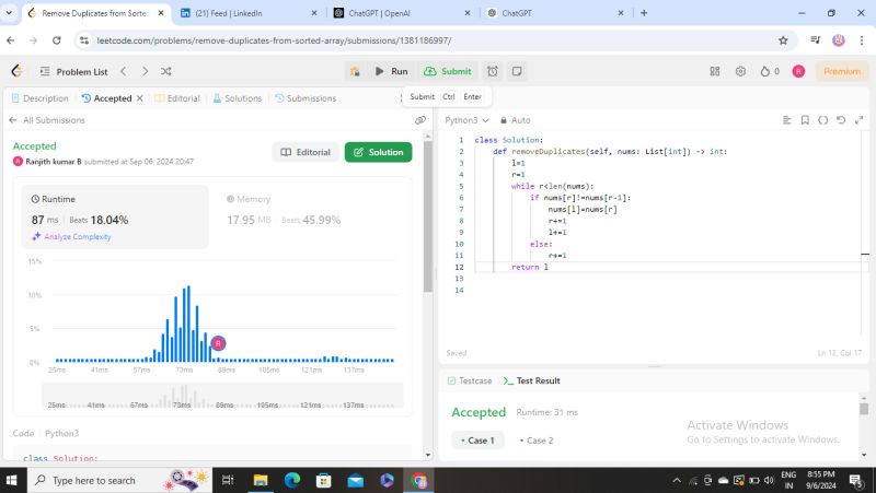 Ranjith Kumar B on LinkedIn: #leetcode #codingjourney #python #leetcode ... Ranjith Kumar B on LinkedIn: #leetcode #codingjourney #python #leetcode ...