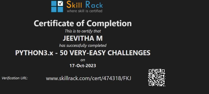 JEEVITHA MURUGANANTHAM on LinkedIn: #python #coding #learning JEEVITHA MURUGANANTHAM on LinkedIn: #python #coding #learning