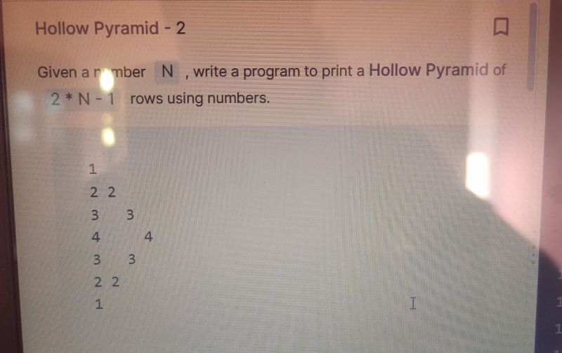 PAMU SAI on LinkedIn: ----> ? Give a number N, write a program to print ... PAMU SAI on LinkedIn: ----> ? Give a number N, write a program to print ...
