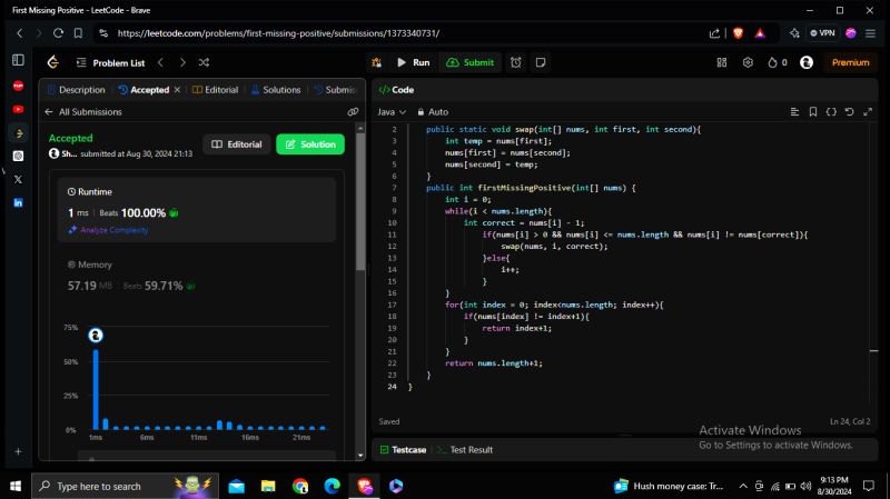 Shruti Dubey on LinkedIn: #100daysofcode #leetcode #codenewbie Shruti Dubey on LinkedIn: #100daysofcode #leetcode #codenewbie
