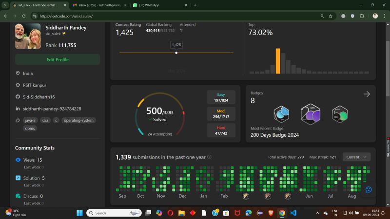Siddharth Pandey on LinkedIn: #leetcode #codingchallenge # ... Siddharth Pandey on LinkedIn: #leetcode #codingchallenge # ...