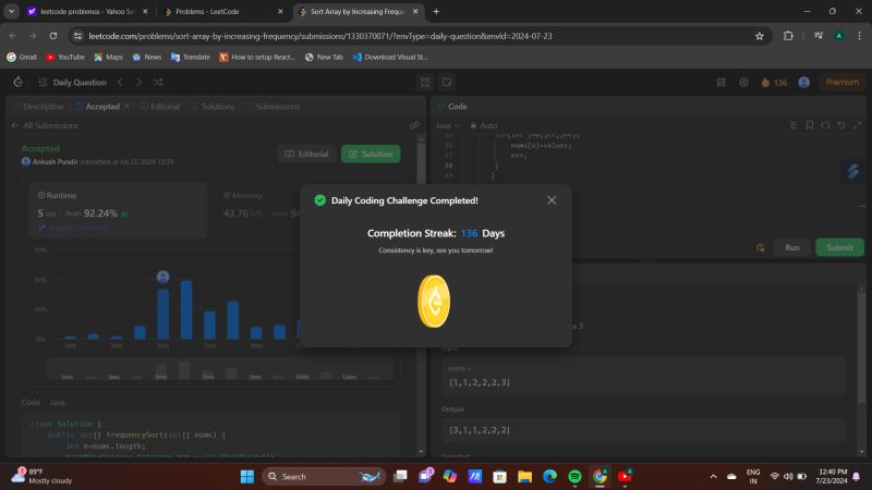Day 136 of LeetCode Coding Challenge | Ankush Pundir posted on the ... Day 136 of LeetCode Coding Challenge | Ankush Pundir posted on the ...