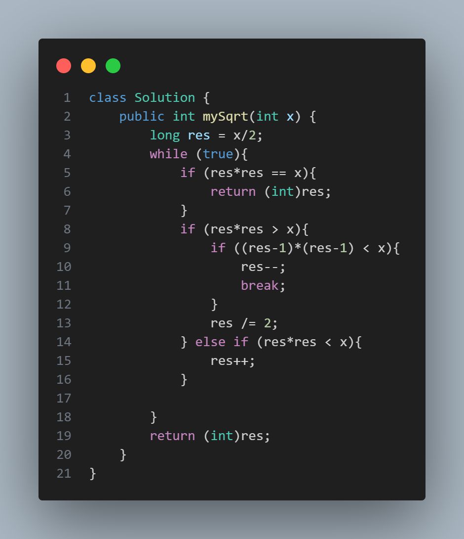 #ofleetcode #leetcode #binarysearch #mathincode #java #codingpractice # ... #ofleetcode #leetcode #binarysearch #mathincode #java #codingpractice # ...