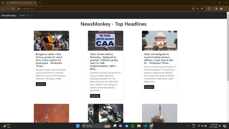 Learned React JS and created NewsMonkey website | Praphul Kailkhura ... Learned React JS and created NewsMonkey website | Praphul Kailkhura ...