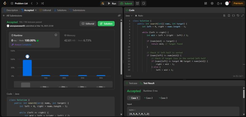 #100daysofcode #leetcode #codingchallenge #problemsolving #binarysearch ... #100daysofcode #leetcode #codingchallenge #problemsolving #binarysearch ...