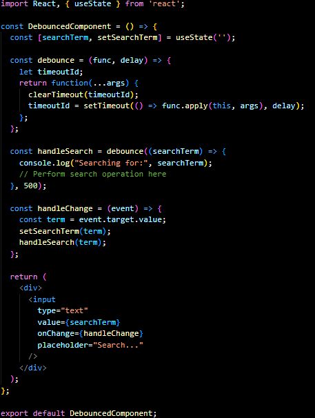 Debouncing Event Handlers for React | Tejas H R posted on the topic ... Debouncing Event Handlers for React | Tejas H R posted on the topic ...