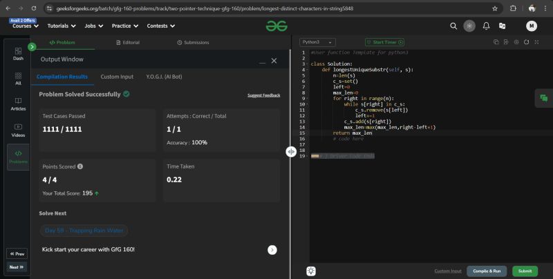 Mudunuri Jahnavi Sindhu on LinkedIn: #gfg160 #geekstreak2024 #coding # ... Mudunuri Jahnavi Sindhu on LinkedIn: #gfg160 #geekstreak2024 #coding # ...