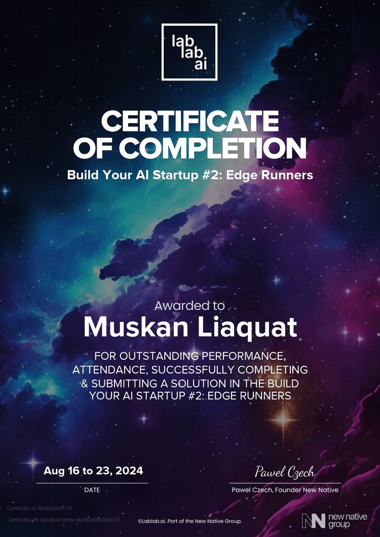 Muskan Liaquat on LinkedIn: #hackathon #achievement #top5 #teamwork # ... Muskan Liaquat on LinkedIn: #hackathon #achievement #top5 #teamwork # ...