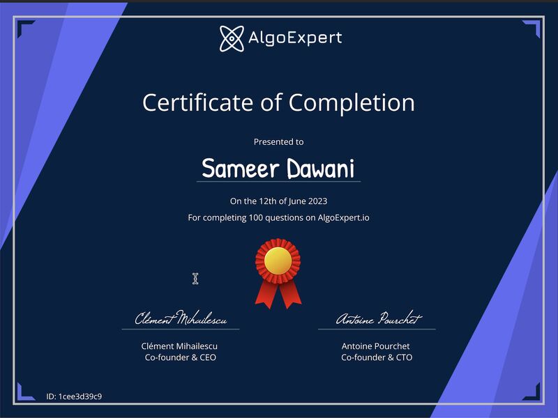Sameer Dawani on LinkedIn: #datastructures #algorithms #problemsolving Sameer Dawani on LinkedIn: #datastructures #algorithms #problemsolving