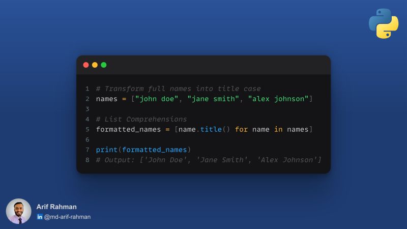 #python #codingtips #pythonhacks #learnpython #codesnippets… | Md Arif ... #python #codingtips #pythonhacks #learnpython #codesnippets… | Md Arif ...