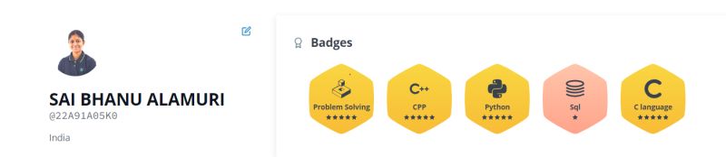 Sai Bhanu Alamuri on LinkedIn: #sql #plus2 #firstbadge #sql #manikumar ... Sai Bhanu Alamuri on LinkedIn: #sql #plus2 #firstbadge #sql #manikumar ...