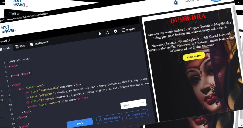 Deepthi Dandugula on LinkedIn: #nxtwave #rahulattulurisir #codingpractice Deepthi Dandugula on LinkedIn: #nxtwave #rahulattulurisir #codingpractice