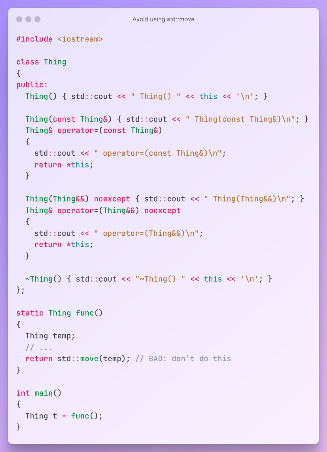 Samira H. on LinkedIn: #cplusplus #std_move #cpp_best_practices # ... Samira H. on LinkedIn: #cplusplus #std_move #cpp_best_practices # ...
