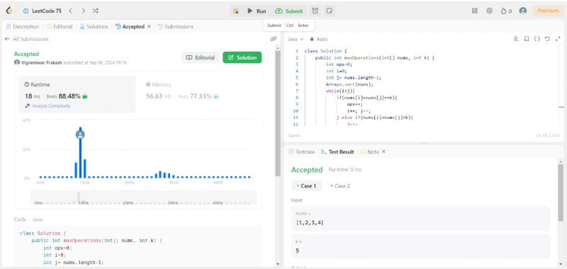 Vigneshwar Prakash on LinkedIn: #100daysofcode #java #leetcode # ... Vigneshwar Prakash on LinkedIn: #100daysofcode #java #leetcode # ...