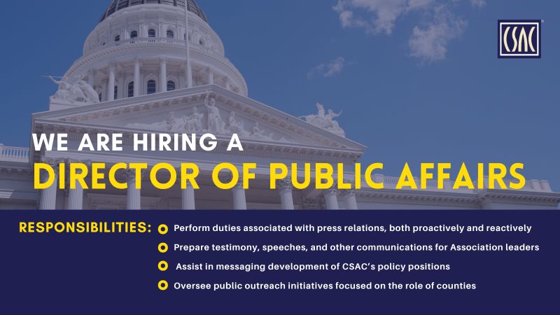 California State Association of Counties® on LinkedIn: 🚨 Job ... California State Association of Counties® on LinkedIn: 🚨 Job ...