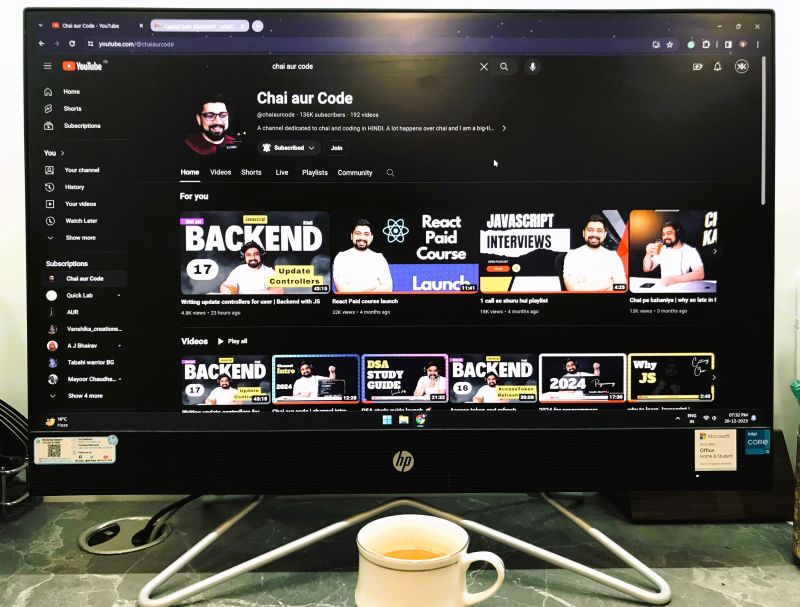 Suryodaya Karigar on LinkedIn: #chai #coding #chaiaurcode #webdev # ... Suryodaya Karigar on LinkedIn: #chai #coding #chaiaurcode #webdev # ...
