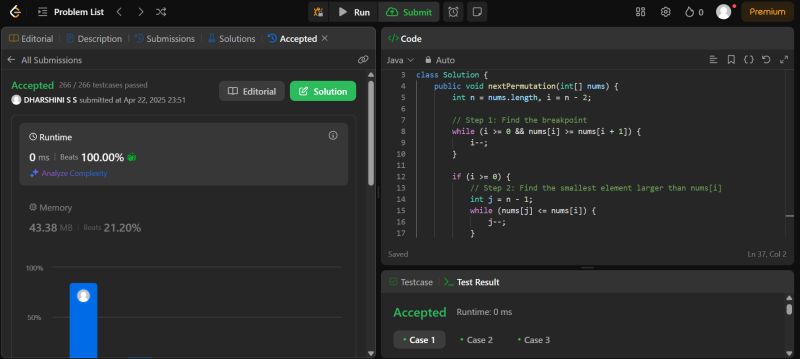 #leetcode #java #codingjourney | Dharshini S S #leetcode #java #codingjourney | Dharshini S S