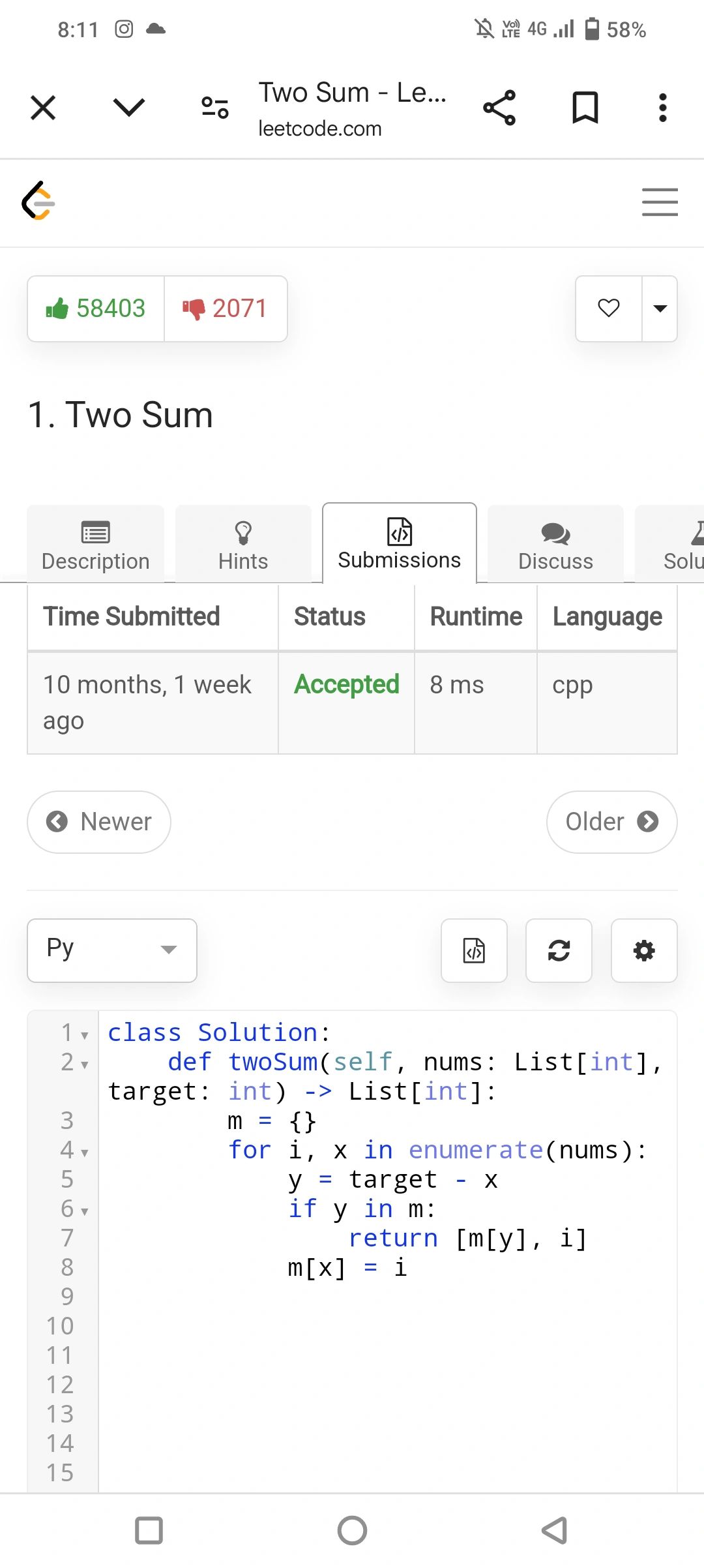 Raginisamutha G on LinkedIn: 🚀 Problem Solved: Two Sums on LeetCode! 🎉 ... Raginisamutha G on LinkedIn: 🚀 Problem Solved: Two Sums on LeetCode! 🎉 ...
