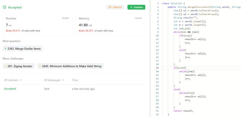 Priya Dharshini R on LinkedIn: #100daysofcoding #java #leetcode Priya Dharshini R on LinkedIn: #100daysofcoding #java #leetcode