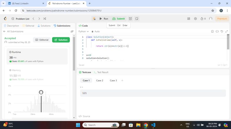 Rashmi Raj on LinkedIn: Day 2 of solving problems on LeetCode ... Rashmi Raj on LinkedIn: Day 2 of solving problems on LeetCode ...